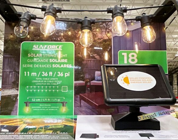 Sunforce Solar String Lights - Costco Sale! | Frugal Hotspot