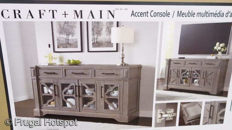 Craft + Main Foremost Tablero Accent Console at Costco! | Frugal Hotspot
