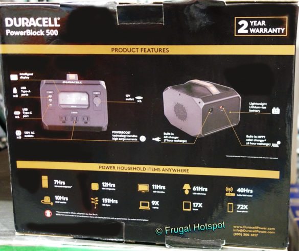Duracell PowerBlock 500 Gasless Generator - Costco Sale!