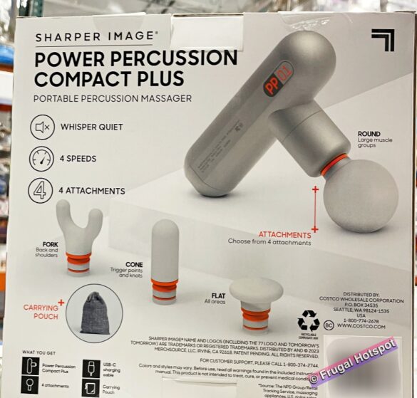 Sharper Image Compact Percussion Massager - Costco Sale!