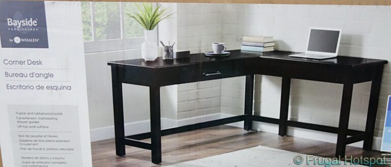Bayside Furnishings Harrison Corner Desk w/Lift - Costco Sale!