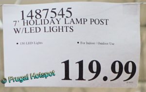 Holiday Lamp Post w/LED Lights is Back at Costco!