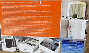 Tresanti Vanity Table w/ LED Lighted Mirror - Costco Sale!