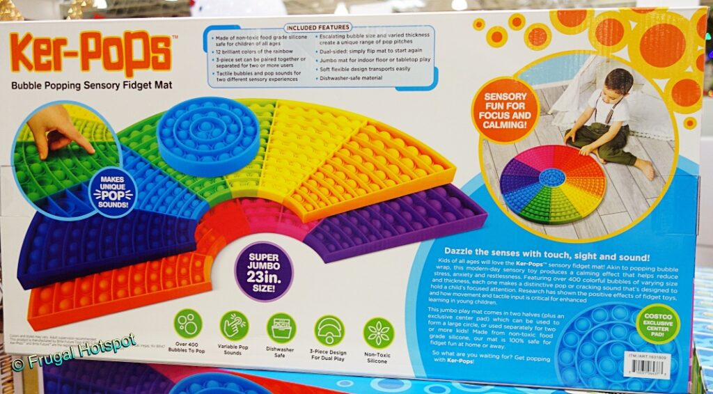 Ker-Pops Bubble Popping Sensory Fidget Mat - Costco Sale!