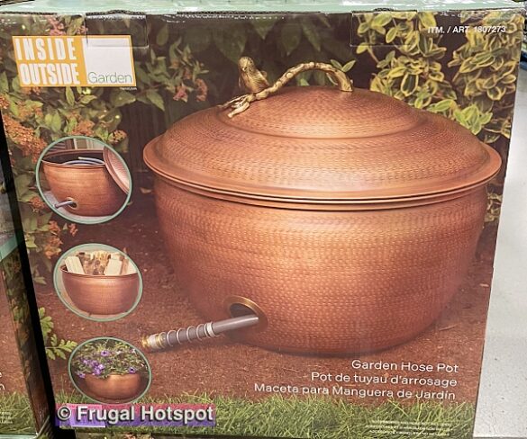 Copper Plated Garden Hose Pot at Costco! | Frugal Hotspot