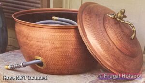 Copper Plated Garden Hose Pot at Costco! | Frugal Hotspot