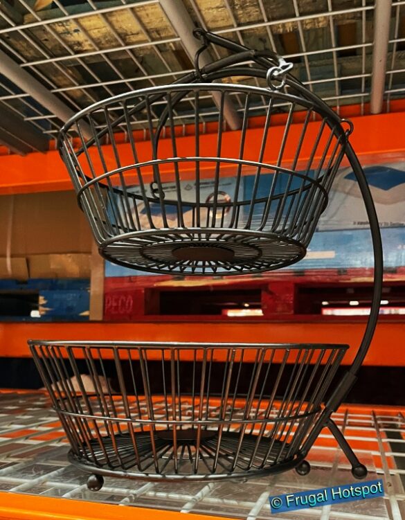 Gourmet Basics 2-Tier Fruit Basket - Costco Sale! | Frugal Hotspot