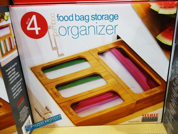 Bamboo Food Bag Storage Organizer at Costco! | Frugal Hotspot