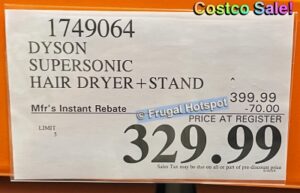 Dyson Supersonic Hair Dryer + Stand - Costco Sale!