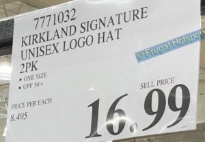 Kirkland Signature Logo Hat 2-Pack at Costco! | Frugal Hotspot