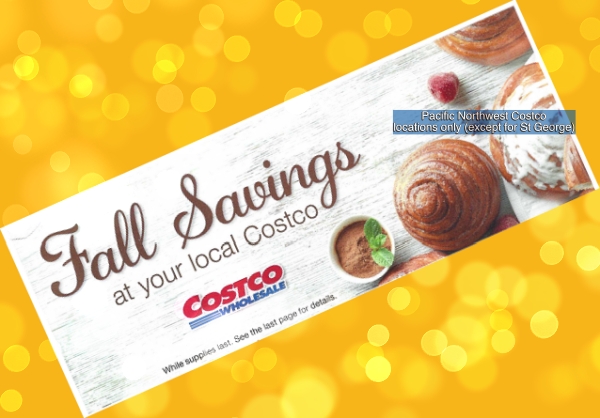 Fall Food Sale at Pacific Northwest Costco Stores!