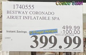 Bestway SaluSpa Coronado Inflatable Spa - Costco Sale!