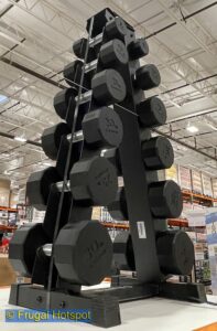 Centr 5-30 lb Dumbbell Weight Set with Rack - Costco Sale!