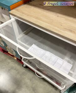 New at Costco: 4-Drawer Mesh Rolling Cart | Frugal Hotspot