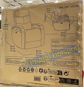 Costco Sale: Gilman Creek Canmore Leather Power Recliner