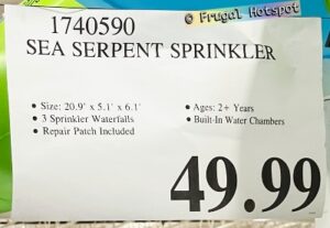 Costco: H2OGO! Giant Sea Serpent Kids Inflatable Sprinkler