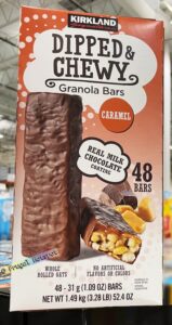 Kirkland Signature Chocolate Dipped Granola Bars at Costco!
