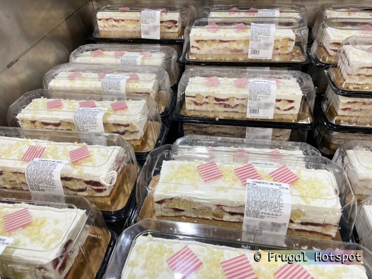 Strawberries and Cream Bar Cake at Costco! | Frugal Hotspot