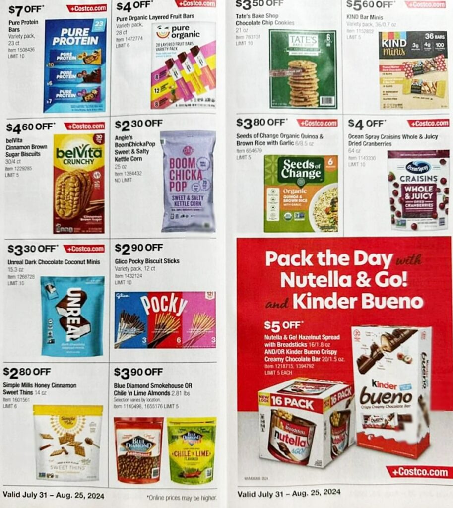 Costco Coupon Book AUGUST 2024 | Frugal Hotspot