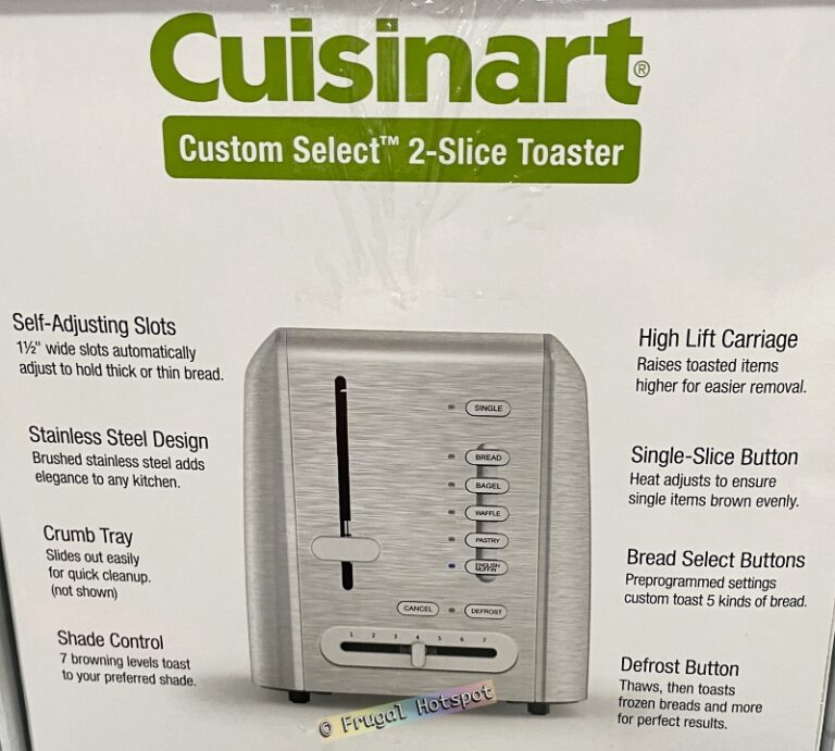 Costco Sale: Cuisinart Custom Select 2-Slice Toaster