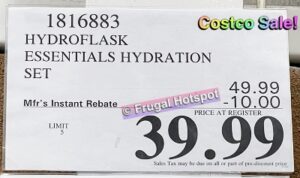 Hydro Flask Essential Hydration Set - Costco Sale! | Frugal Hotspot