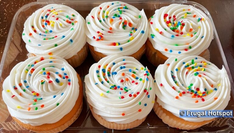 Yummy White Mini Cakes w/Buttercream Icing at Costco!