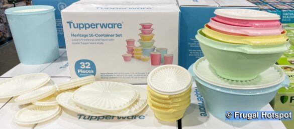 Colorful Tupperware Heritage Container Set at Costco!