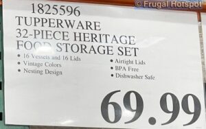 Colorful Tupperware Heritage Container Set at Costco!