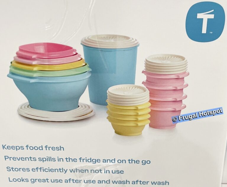 Colorful Tupperware Heritage Container Set at Costco!