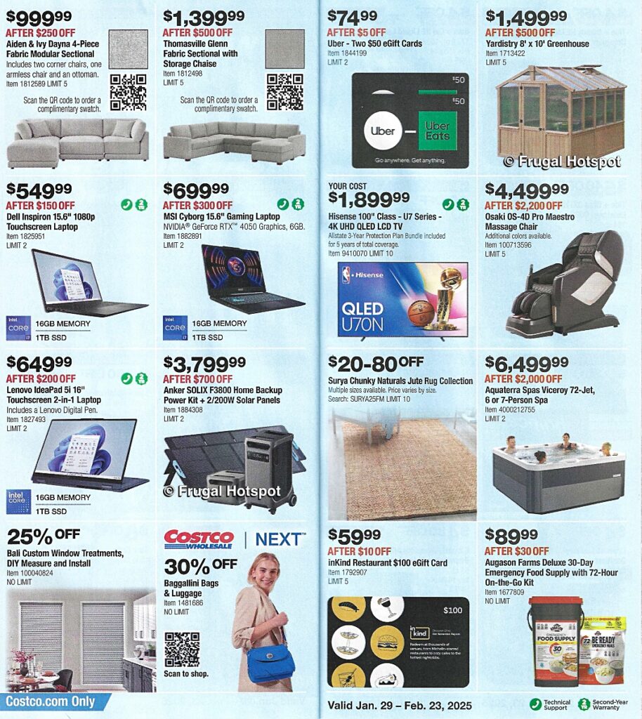 Costco Coupon Book FEBRUARY 2025 | Frugal Hotspot