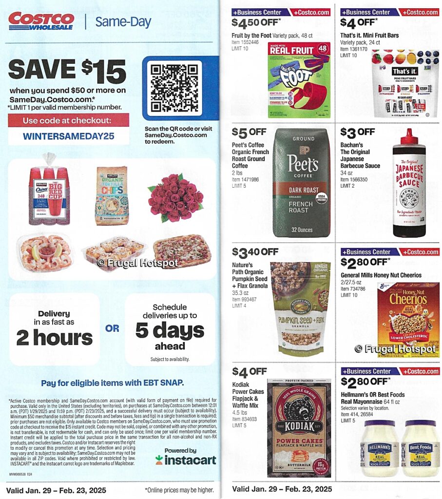 Costco Coupon Book FEBRUARY 2025 | Frugal Hotspot