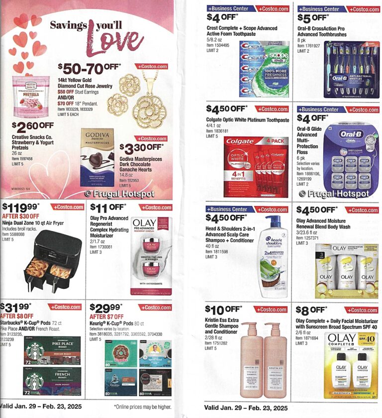 Costco Coupon Book FEBRUARY 2025 | Frugal Hotspot