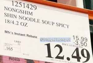 Costco Sale: Nongshim Shin Ramen (Spicy & Yummy!)