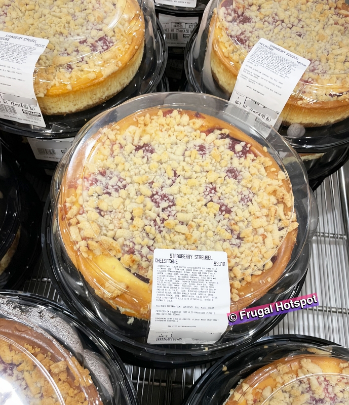Strawberry Streusel Cheesecake at Costco!