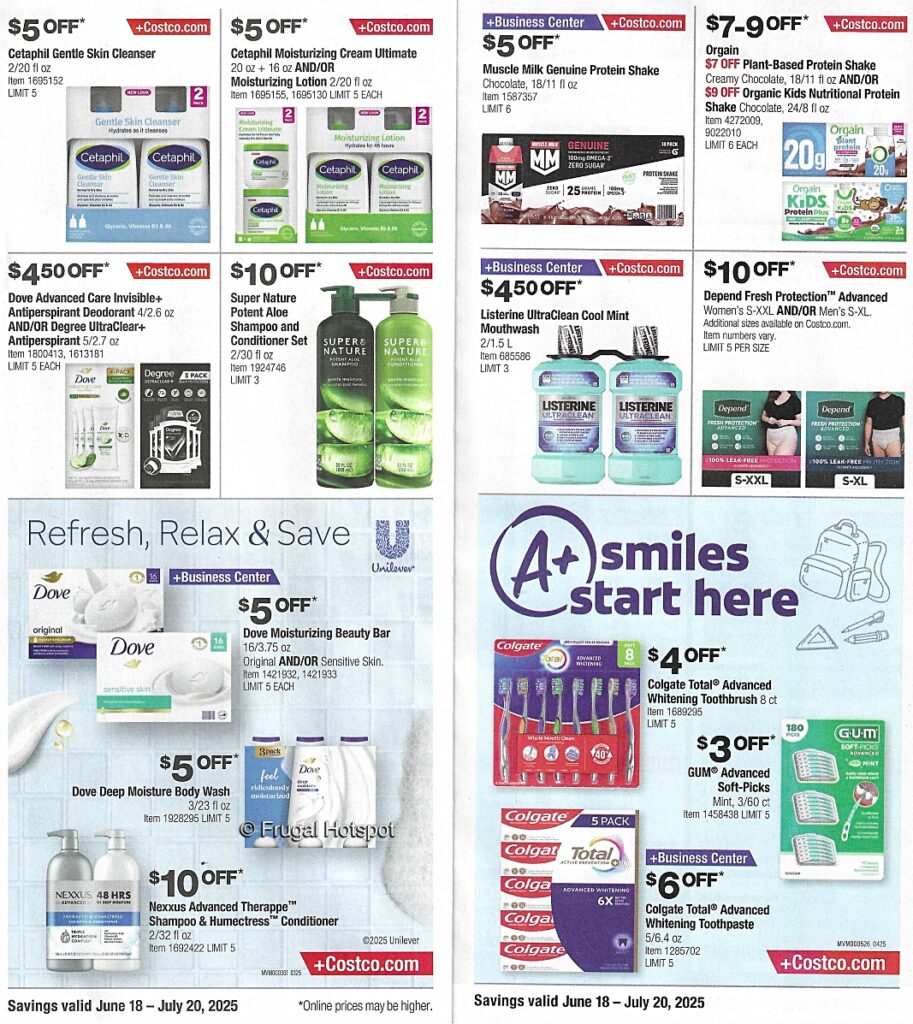 Costco Coupon Book JUNE / JULY 2025 | Frugal Hotspot
